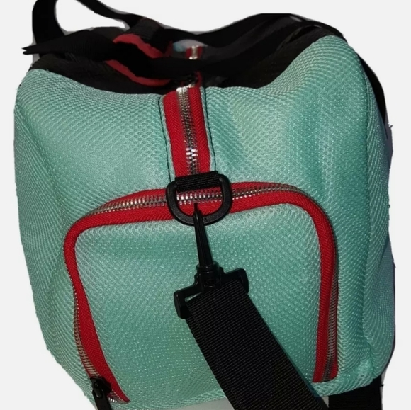 Sprayground | Bags | Sprayground Aqua Black Croc Embossed Duffle Bag ...